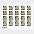 Portrait of Josephine, the artist's second wife, c Square Sticker | Zazzle