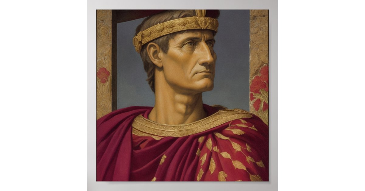 Portrait of Julius Caesar Poster | Zazzle