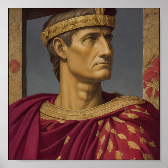 Portrait of Julius Caesar Poster | Zazzle