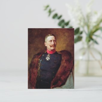 Portrait of Kaiser Wilhelm II Postcard | Zazzle