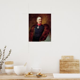 Portrait of Kaiser Wilhelm II Poster | Zazzle