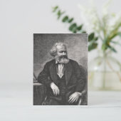 Portrait of Karl Marx 1857 Postcard | Zazzle