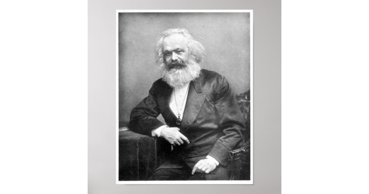 Portrait of Karl Marx Poster | Zazzle