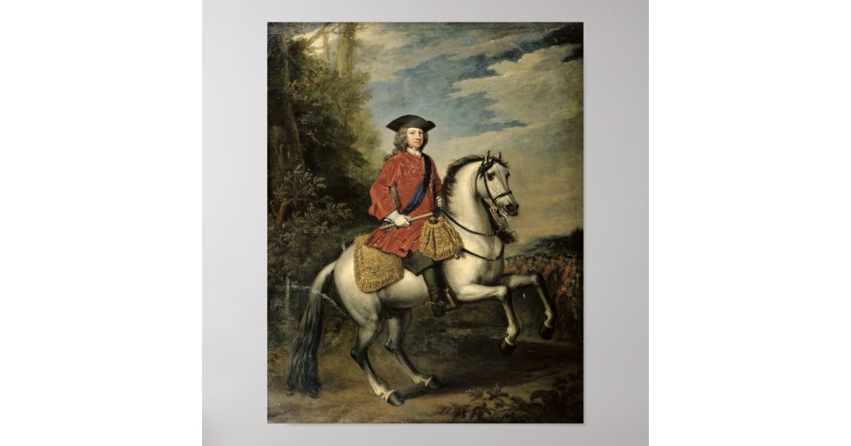 Portrait of King George I, 1717 Poster | Zazzle