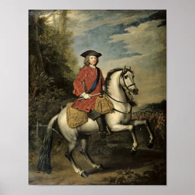 Portrait of King George I, 1717 Poster | Zazzle