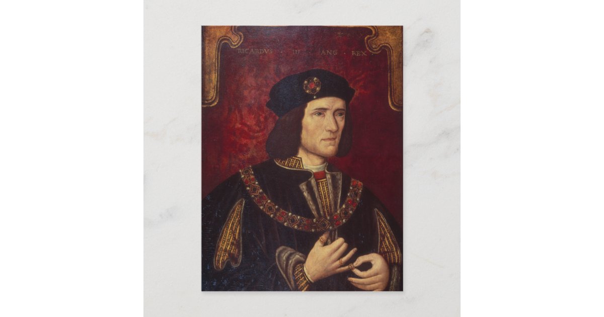 Portrait of King Richard III Postcard | Zazzle