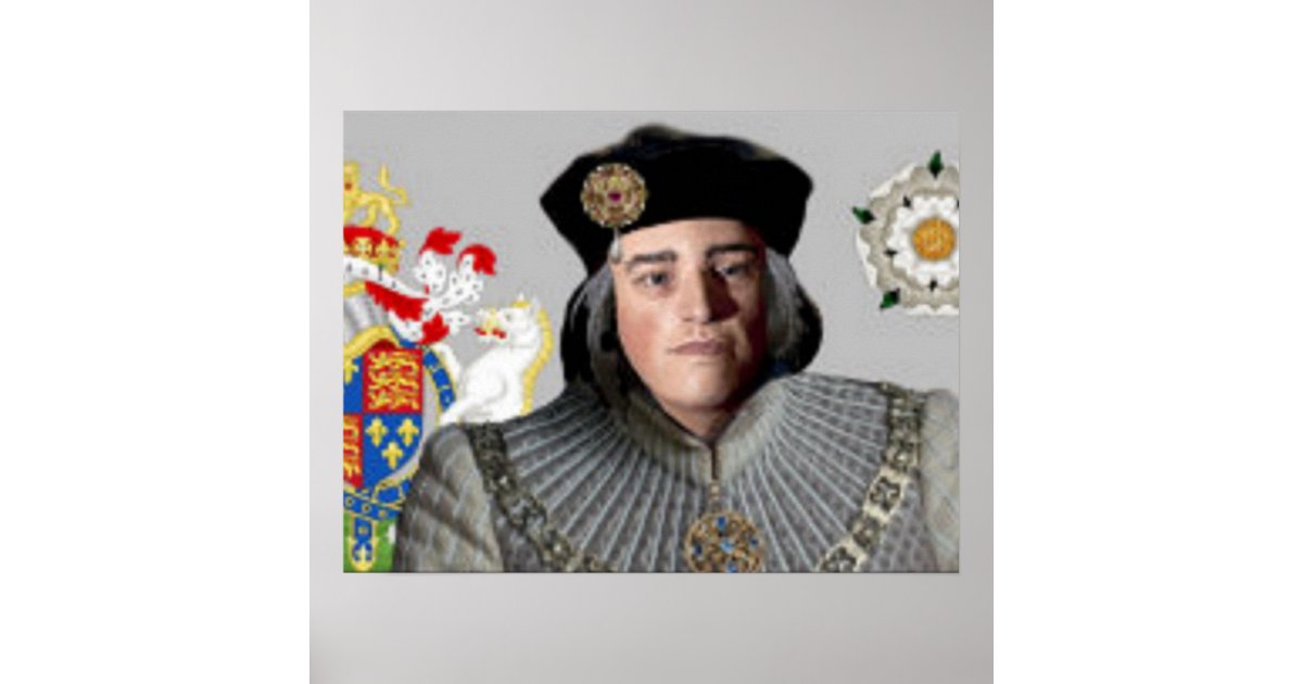 Portrait of King Richard III Poster | Zazzle