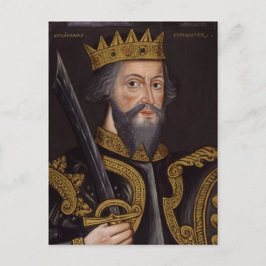 Portrait of King William I The Conqueror Postcard | Zazzle.com