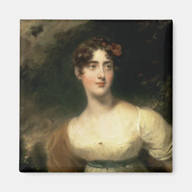 Portrait of Lady Emily Harriet Wellesley-Pole Magnet | Zazzle