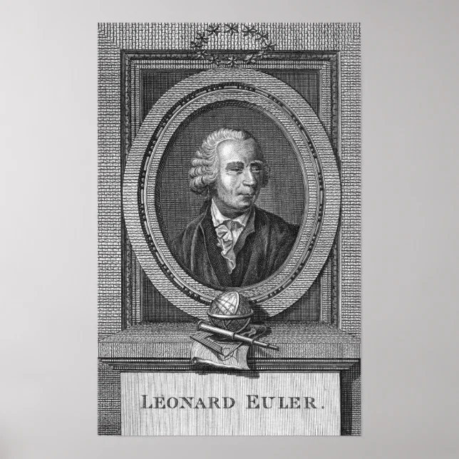 Portrait of Leonard Euler Poster | Zazzle
