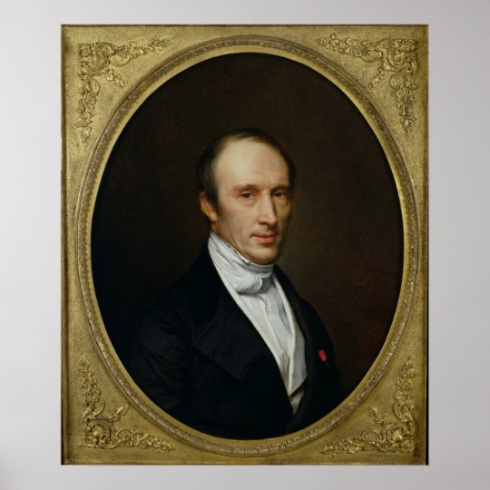 Portrait of Louis Cauchy Poster | Zazzle.com