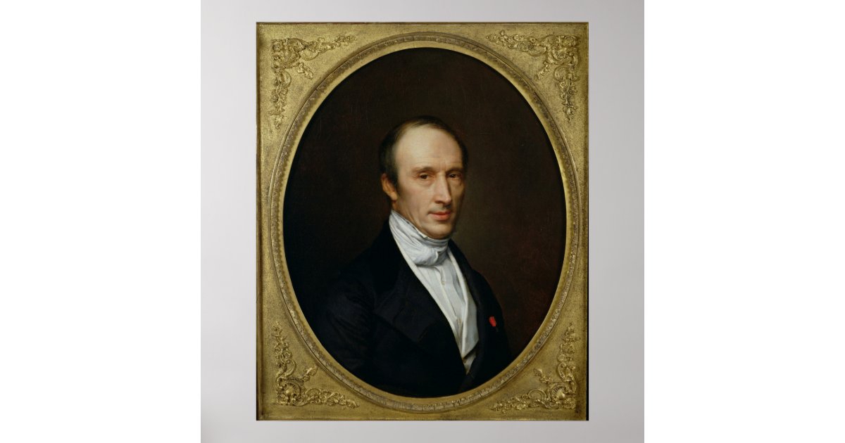 Portrait of Louis Cauchy Poster | Zazzle