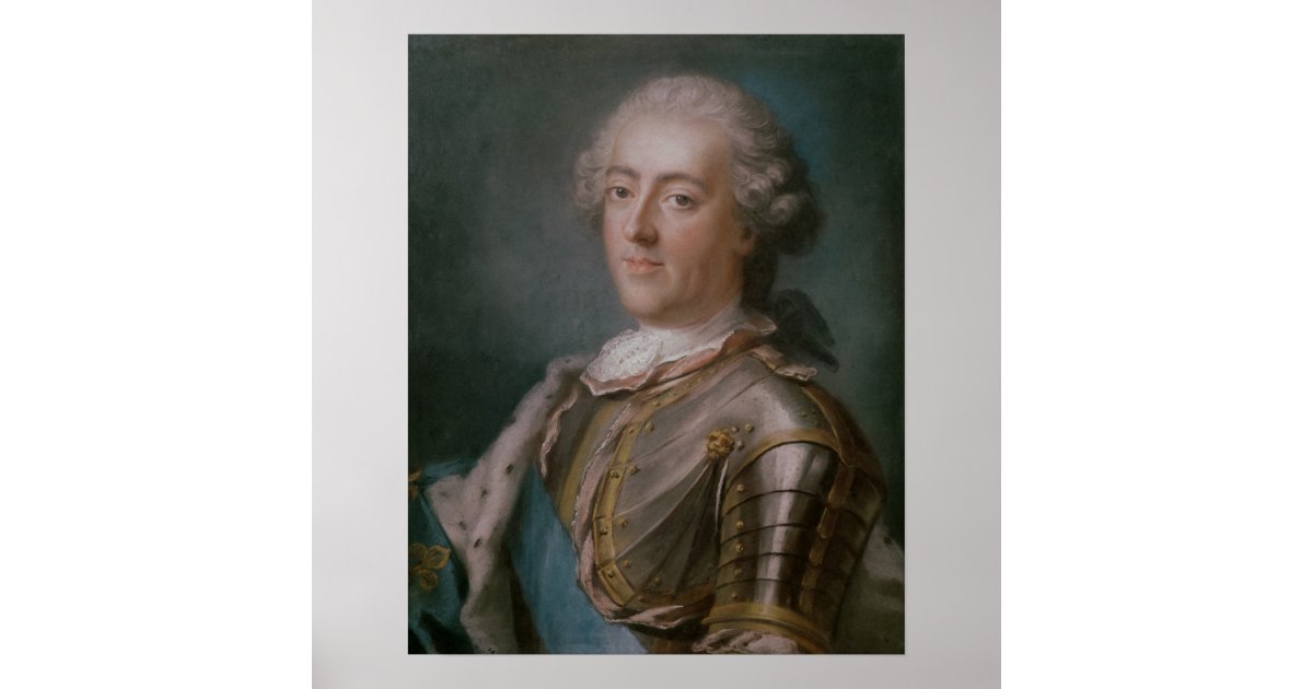 Portrait of Louis XV King of France Poster | Zazzle