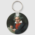 Portrait of Ludwig van Beethoven Classical Music Keychain | Zazzle