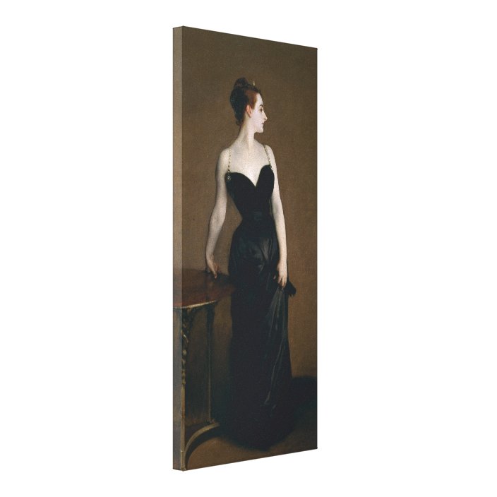Portrait of Madame X by John Singer Sargent, 1884 Canvas Print | Zazzle.com