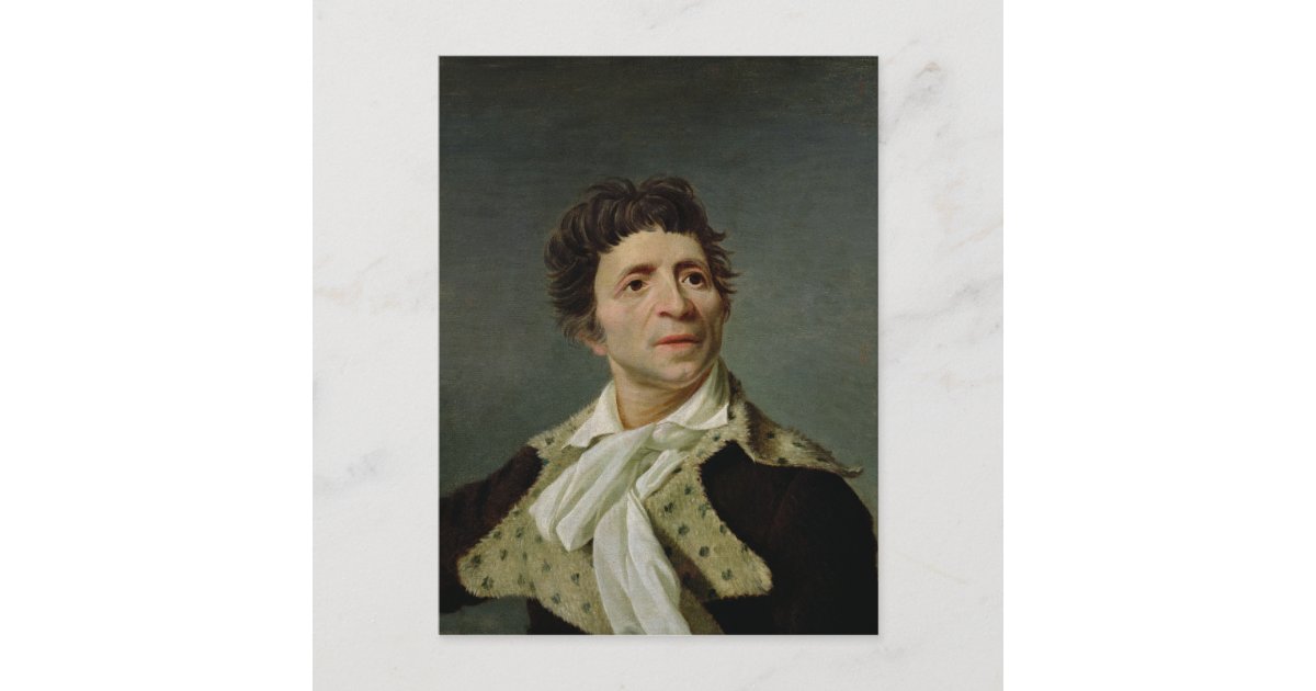 Portrait of Marat 1793 Postcard | Zazzle