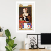 Portrait of Margaret Tudor (1489-1541) Queen of Sc Poster | Zazzle