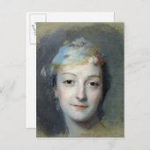 Portrait of Marie Fel 1757 Postcard | Zazzle