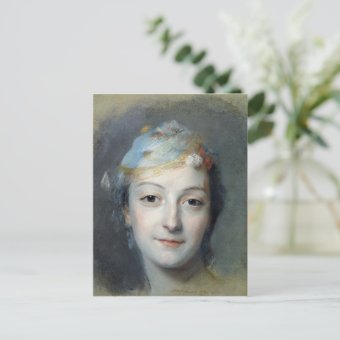 Portrait of Marie Fel 1757 Postcard | Zazzle