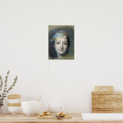 Portrait of Marie Fel 1757 Poster | Zazzle