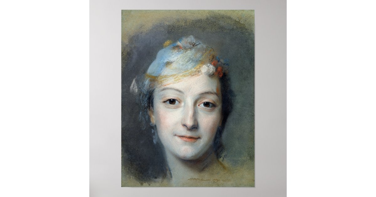 Portrait of Marie Fel 1757 Poster | Zazzle
