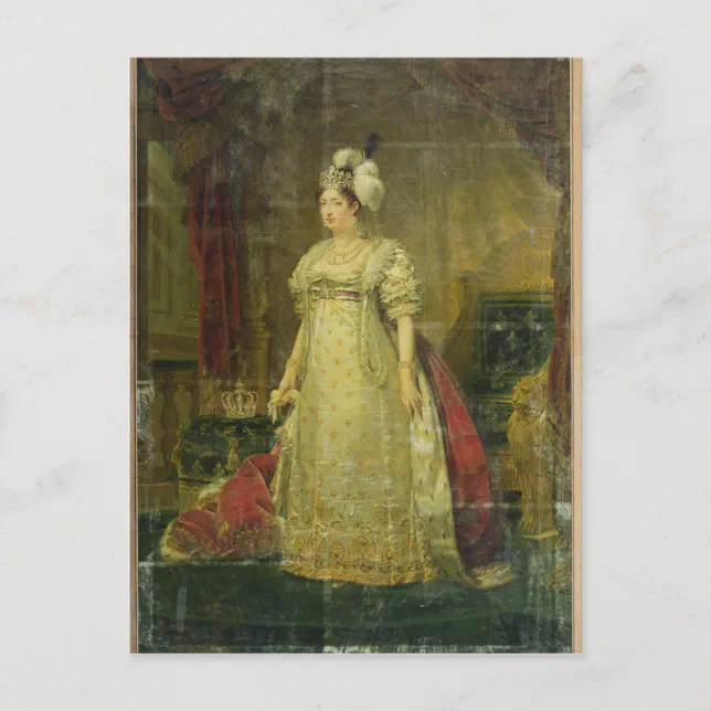 Portrait of Marie-Therese-Charlotte de France Postcard | Zazzle