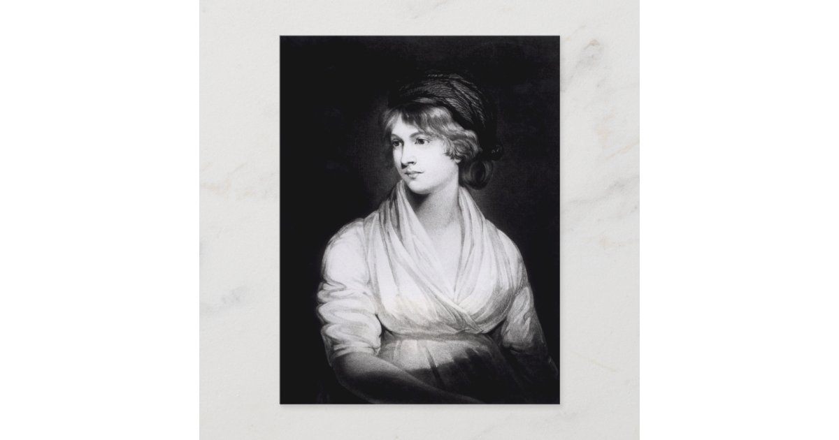 Portrait of Mary Wollstonecraft Godwin Postcard | Zazzle