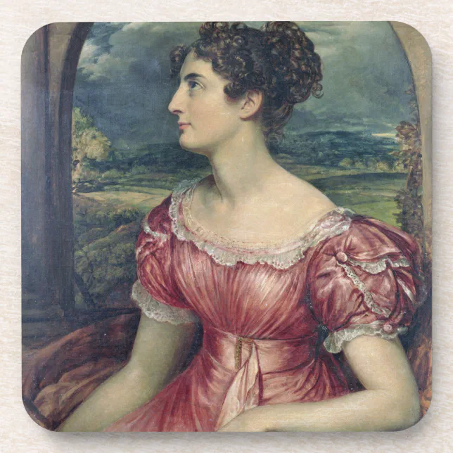 Portrait of Miss Puxley, 1826 (oil on canvas) (see Beverage Coaster ...