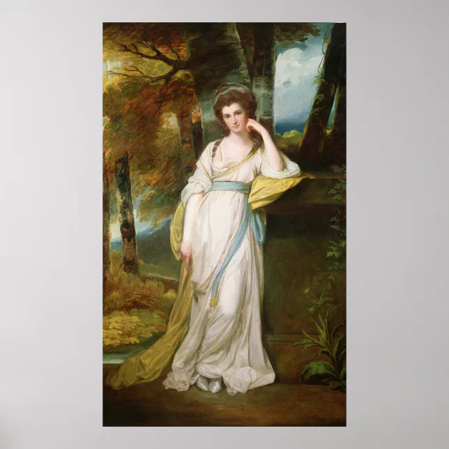 Portrait of Mrs. Henry Maxwell Poster | Zazzle