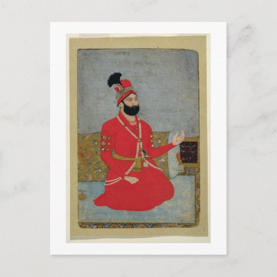 Portrait of Nadir Shah Afshar of Persia (1688-1747 Postcard | Zazzle.com