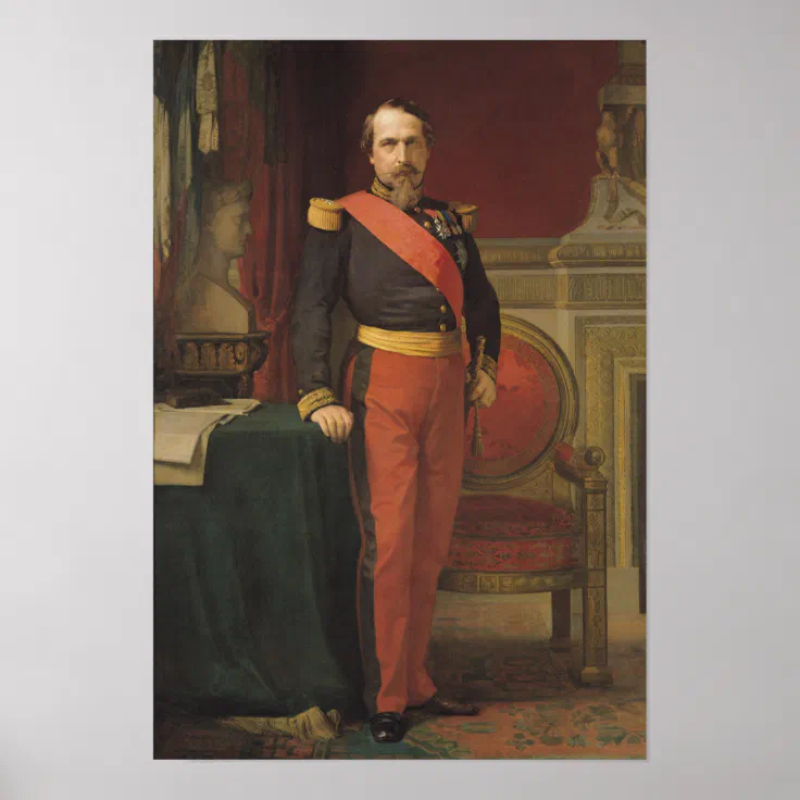 Portrait of Napoleon III 1862 Poster | Zazzle