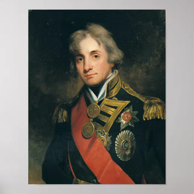 Portrait of Nelson Poster | Zazzle