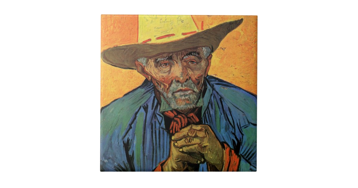Portrait of Patience Escalier by Vincent van Gogh Ceramic Tile | Zazzle