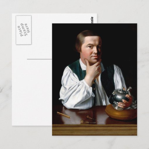 Portrait of Paul Revere Postcard | Zazzle