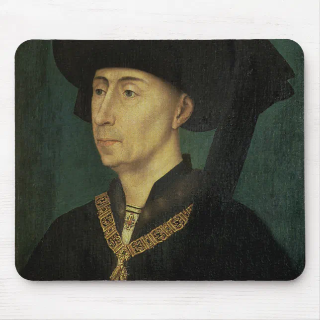 Portrait of Philip the Good Duke of Burgundy Mouse Pad | Zazzle