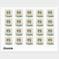 Portrait of Princess Elizabeth Vorontsova Square Sticker | Zazzle