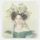Portrait of Princess Elizabeth Vorontsova Square Sticker | Zazzle
