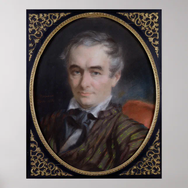 Portrait of Prosper Merimee 1853 Poster | Zazzle