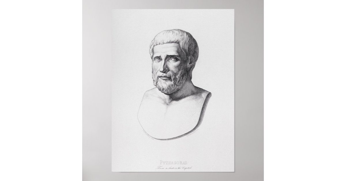 Portrait of Pythagoras Poster | Zazzle