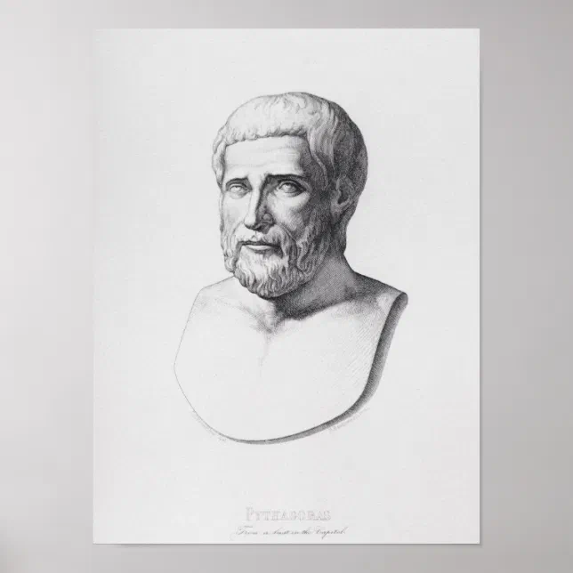 Portrait of Pythagoras Poster | Zazzle