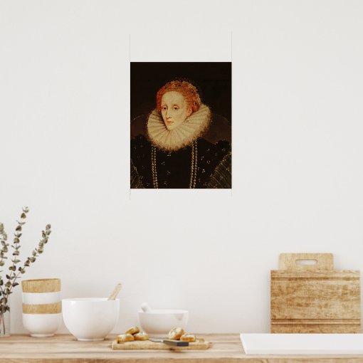 Portrait of Queen Elizabeth I Poster | Zazzle