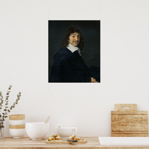 Portrait of Rene Descartes c.1649 Poster | Zazzle