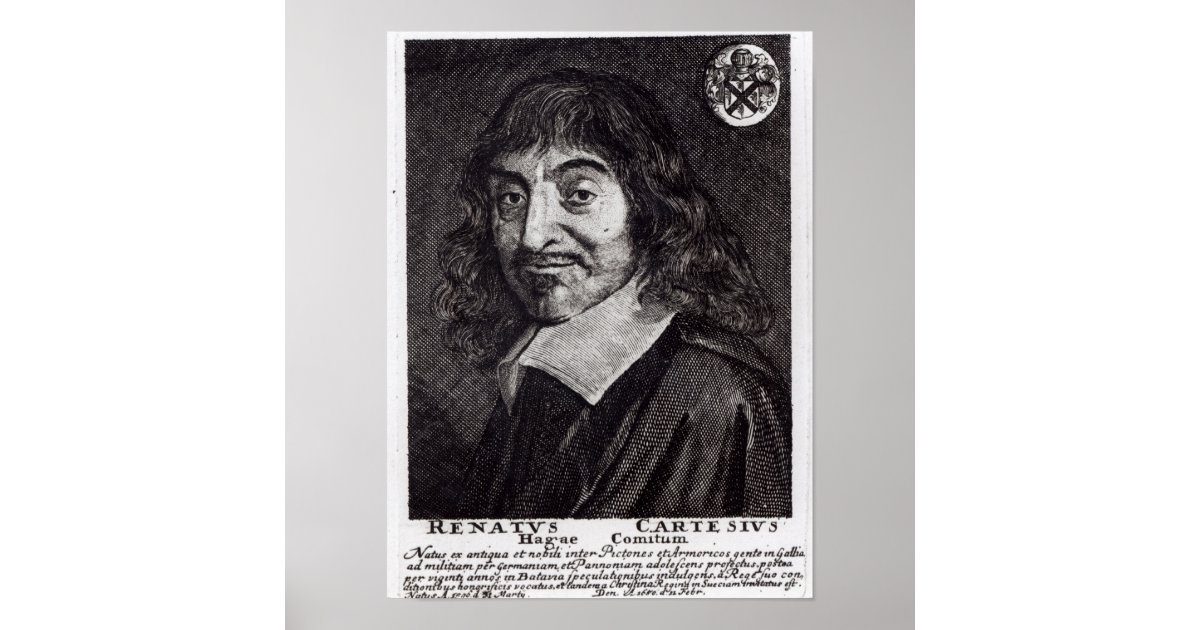 Portrait of Rene Descartes Poster | Zazzle