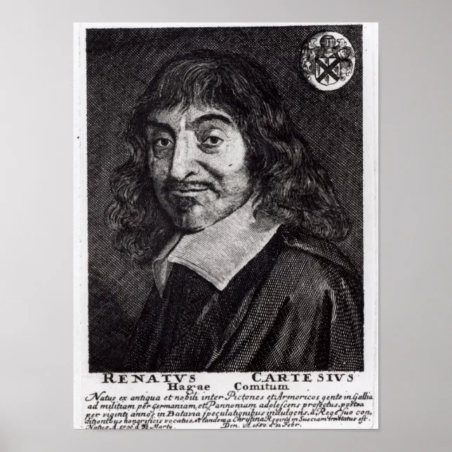 Portrait of Rene Descartes Poster | Zazzle