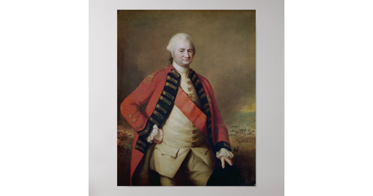 Portrait of Robert Clive 1st Baron Clive, 1773 Poster | Zazzle