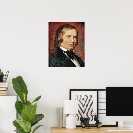 Portrait of Robert Schumann Poster | Zazzle