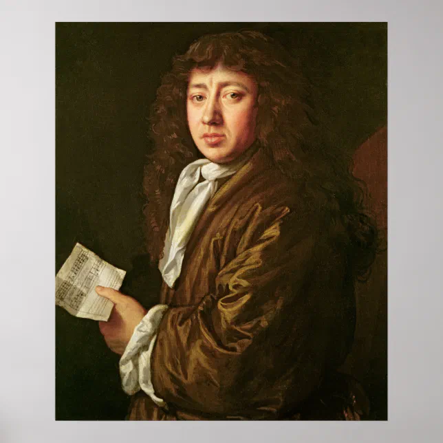 Portrait of Samuel Pepys 1666 Poster | Zazzle