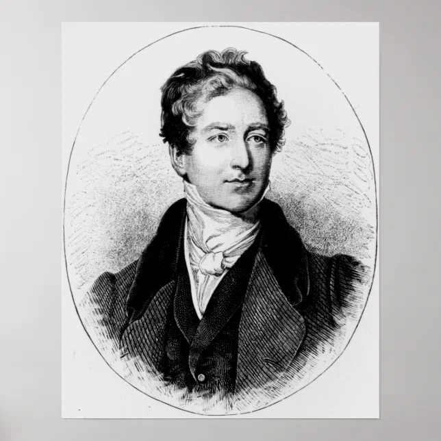Portrait of Sir Robert Peel Poster | Zazzle