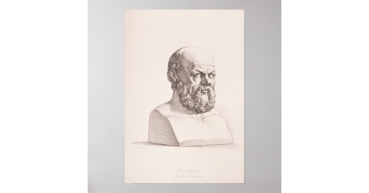 Portrait of Socrates Poster | Zazzle