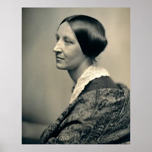 Portrait of Suffragist Susan Brownell Anthony 1850 Poster | Zazzle